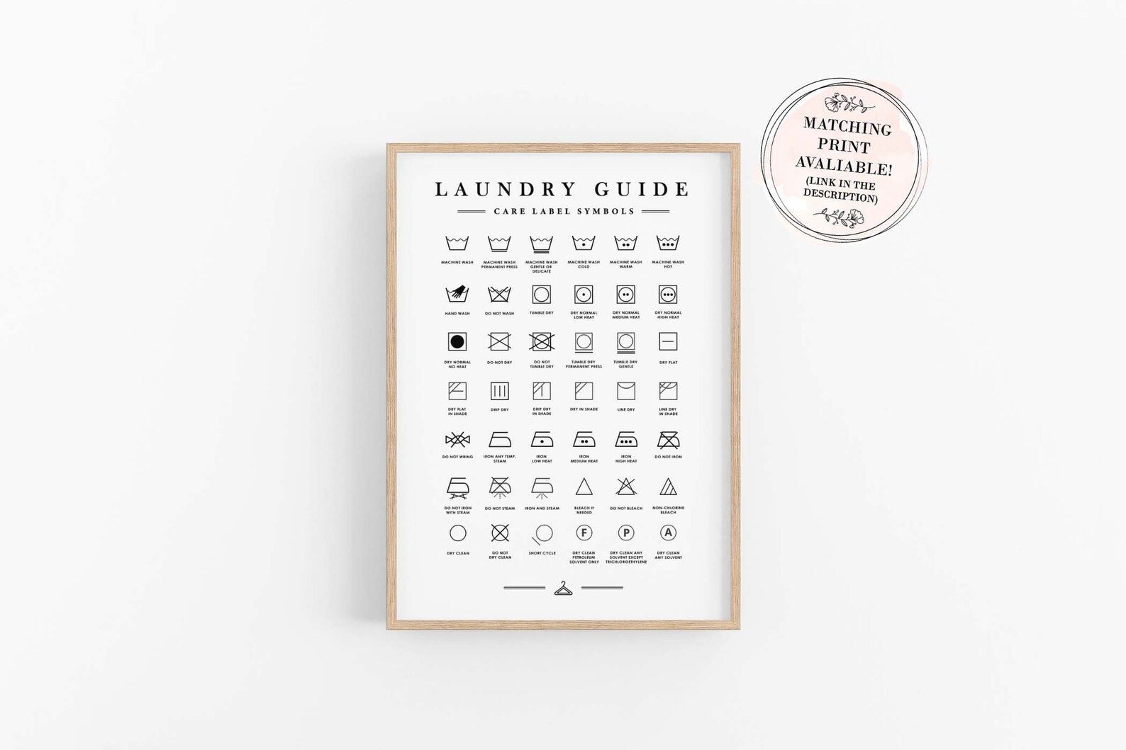 Laundry Print Laundry Stain Removal Laundry Room Sign - Etsy