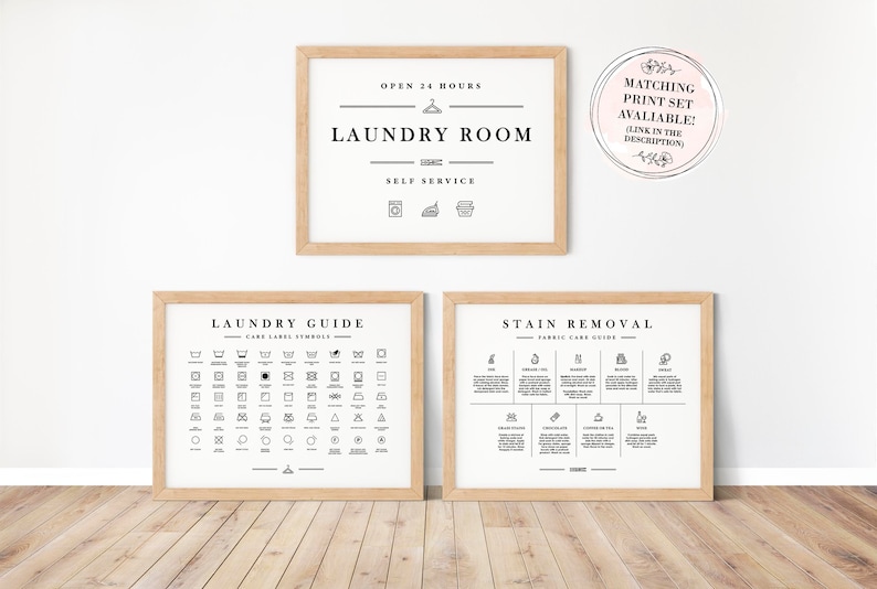 Laundry Sign, Laundry Printable Art, Laundry Print, Laundry Room Decor ...
