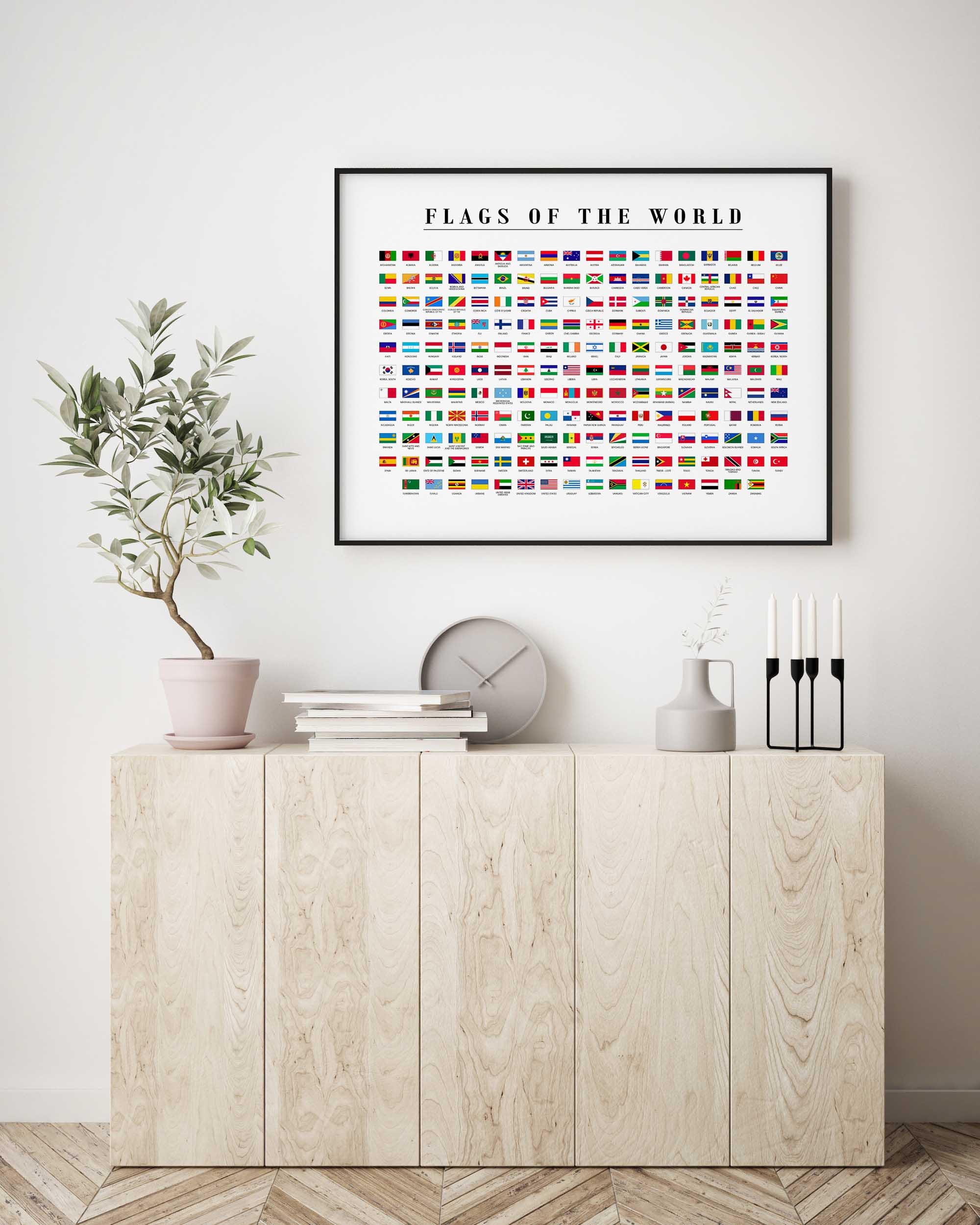 Flags of the World, World Flags Poster, International Country Flags ...