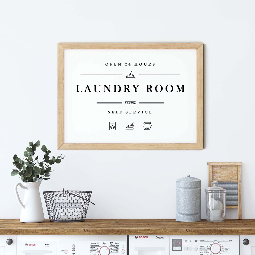 Laundry Sign Laundry Printable Art Laundry Print Laundry - Etsy