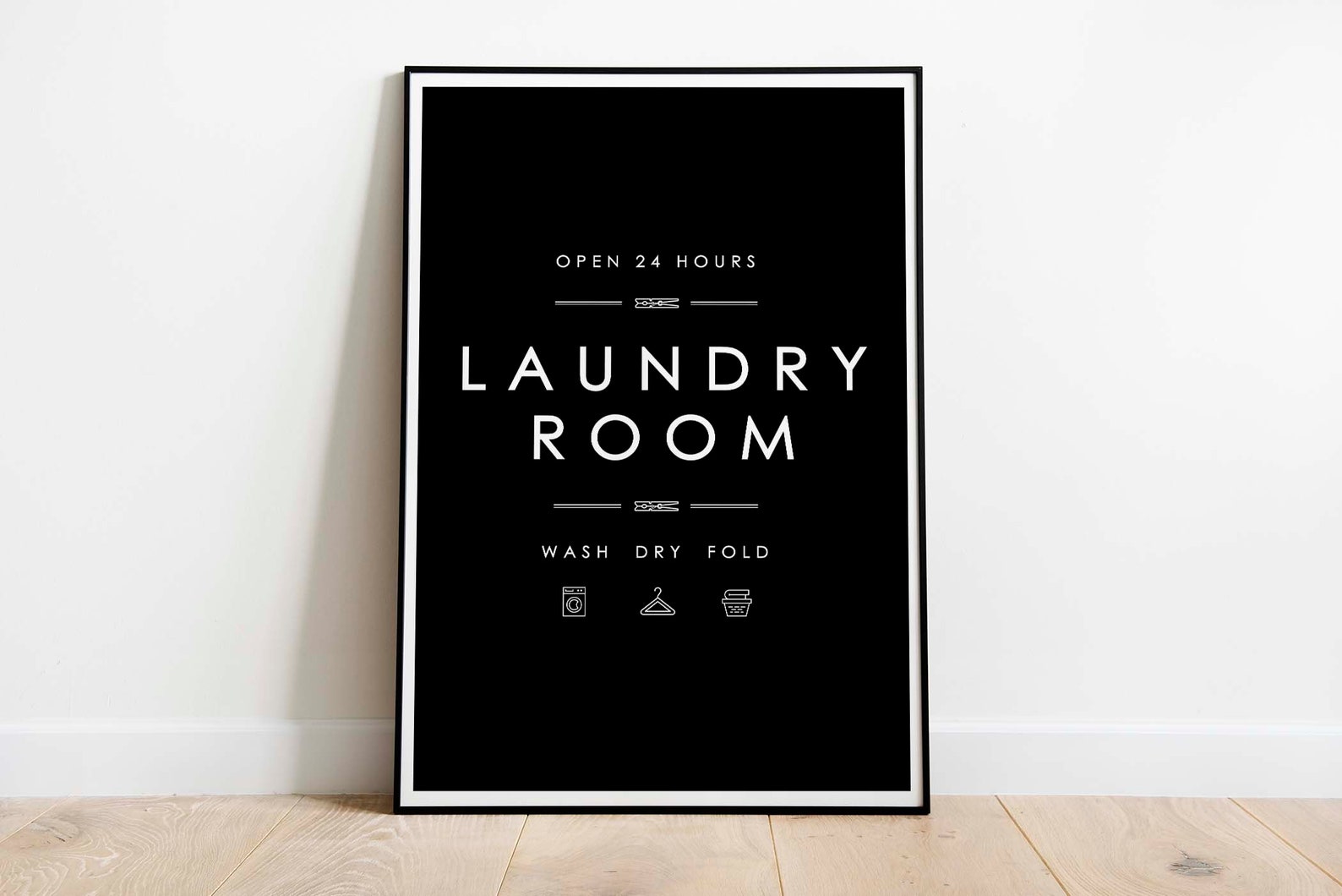 Laundry Room Sign Laundry Printable Art Laundry Wall Decor | Etsy