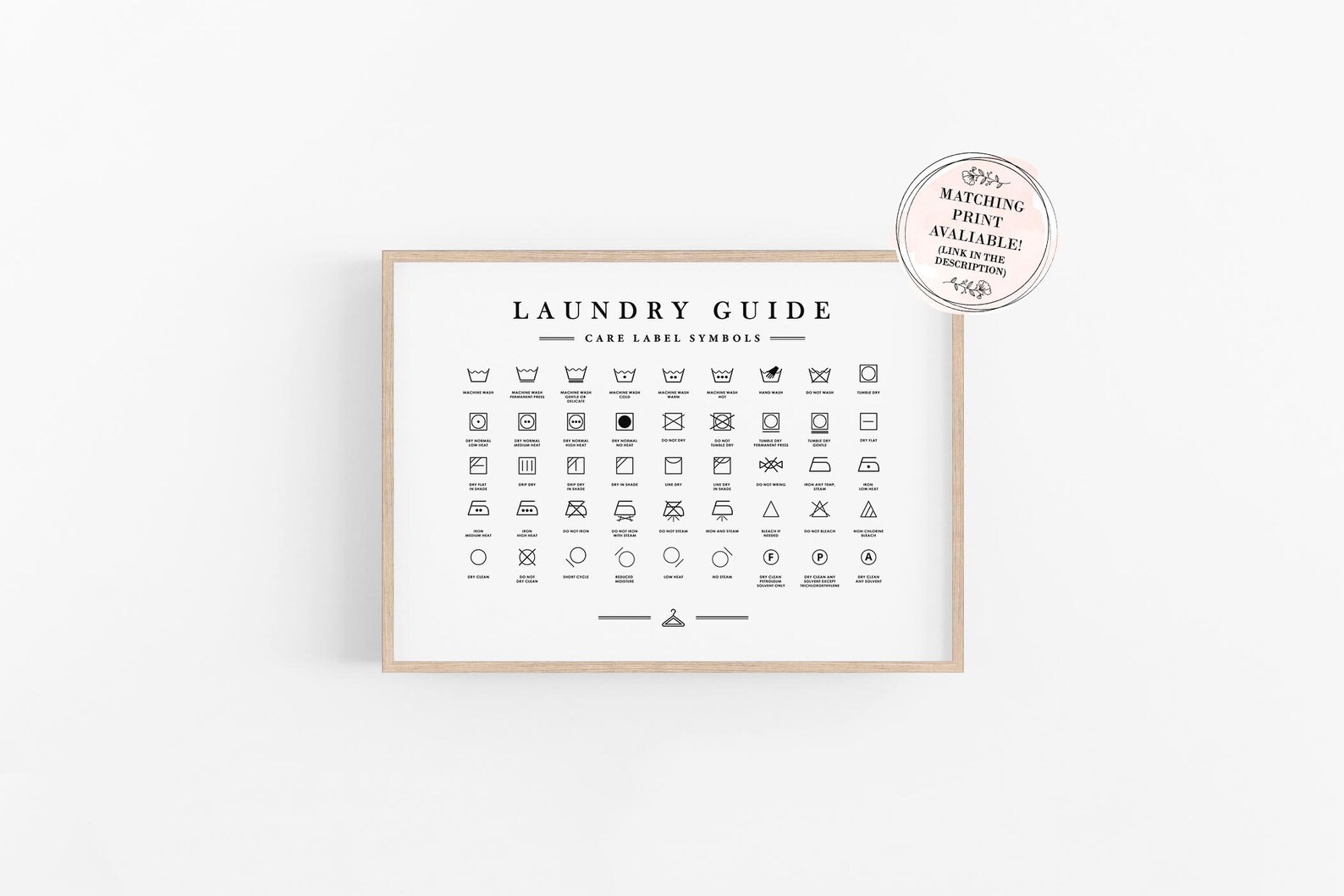 Laundry Sign Laundry Printable Art Laundry Print Laundry - Etsy UK