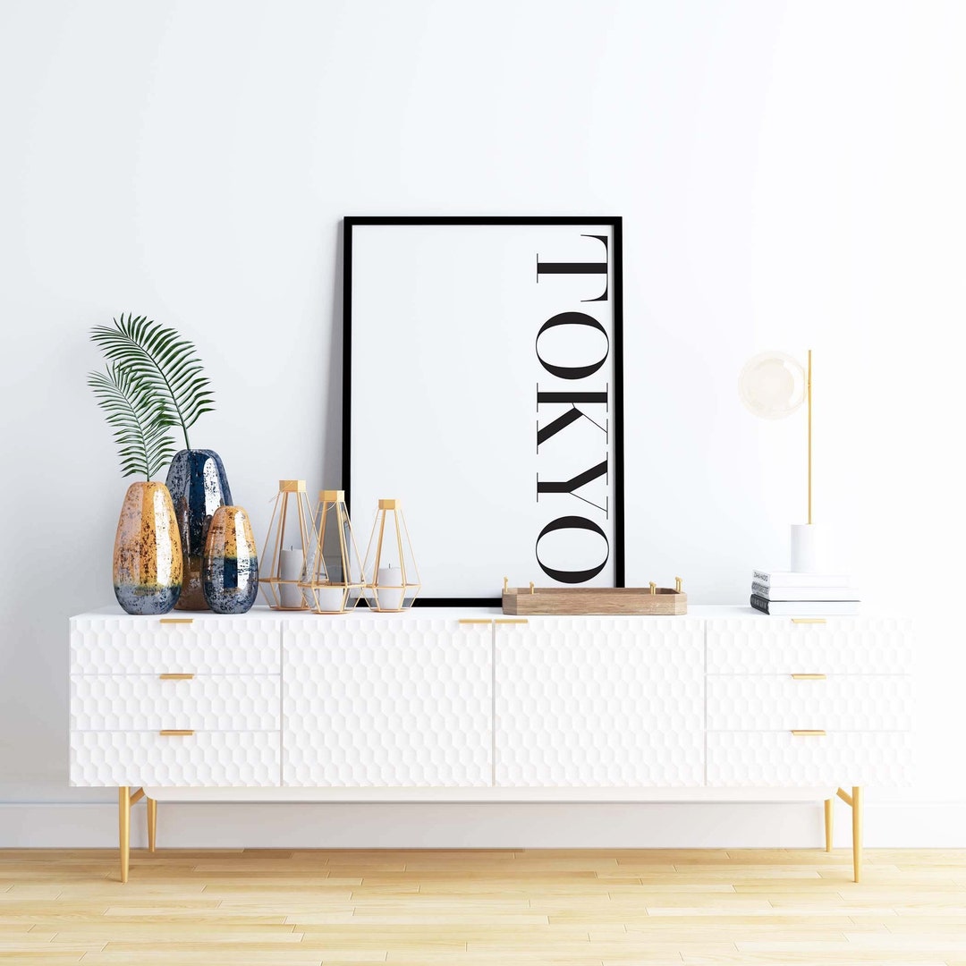 Tokyo Sign City Word Poster Japan Tokyo Poster Printable - Etsy