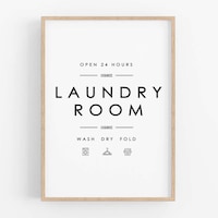 Laundry Sign - Etsy