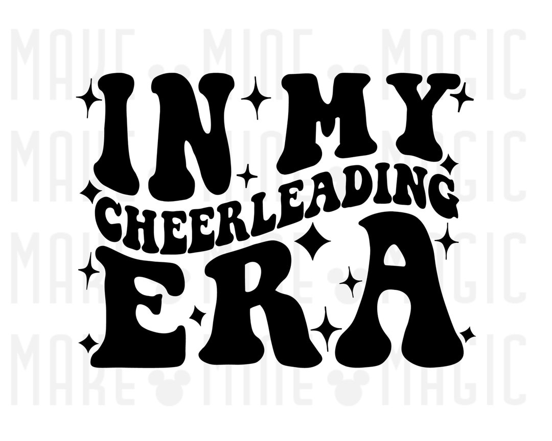 In My Cheerleading Era SVG PNG, Cheerleading Svg, Cheer Leading, Svg ...