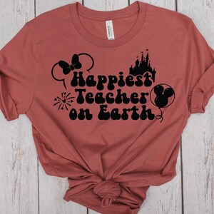 Happiest Teacher on Earth Svg Png, Disneyworld Svg, Cricut Cut File ...