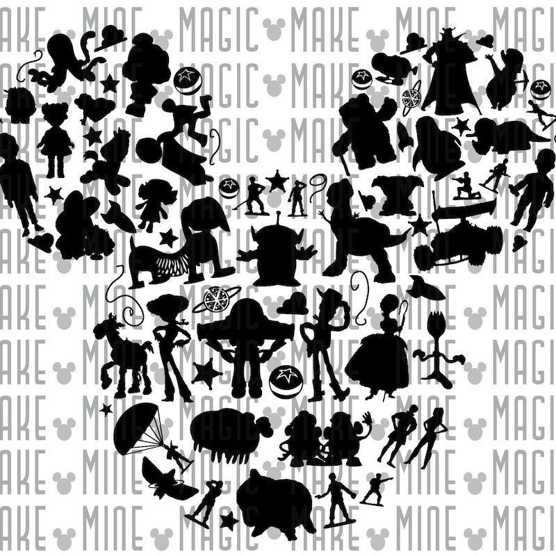 Pixar Svg Files - Etsy