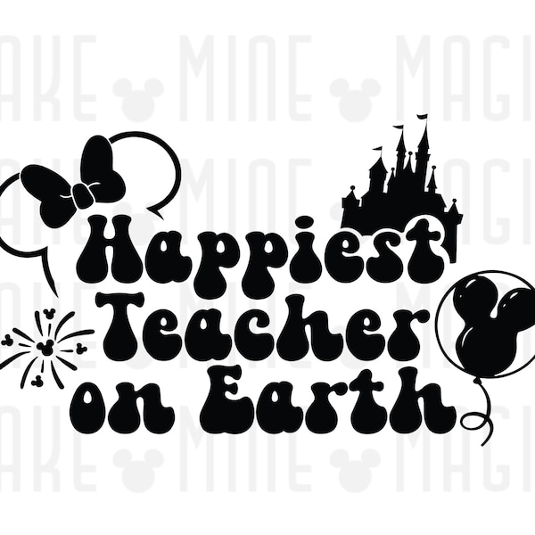 Teacher Disneyworld Svg - Etsy