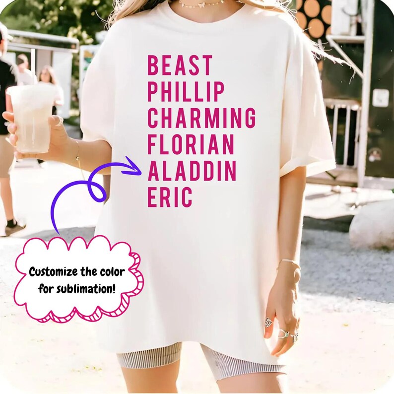 Disneyy Prince Names Svg Png, Princes Shirt Design, Matching Family ...