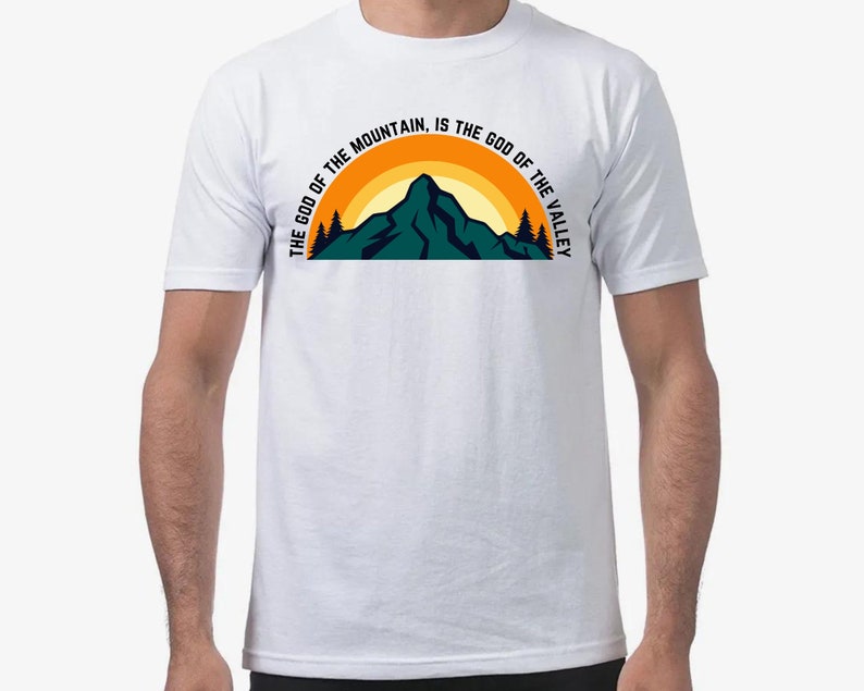 God of the Mountain, God of the Valley PNG, Christian Sublimation ...