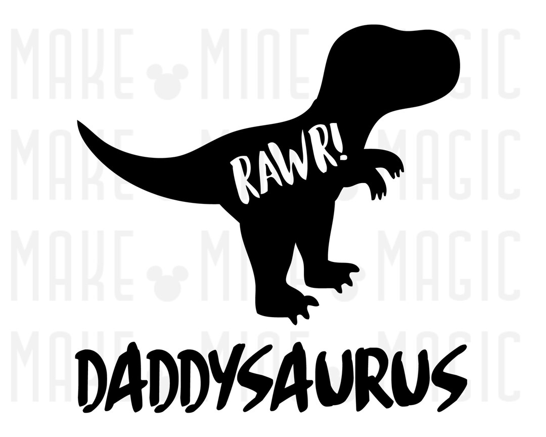 Daddysaurus SVG, Daddy Dinosaur, Dino Dad, Dino Daddy, Dinosaur SVG ...