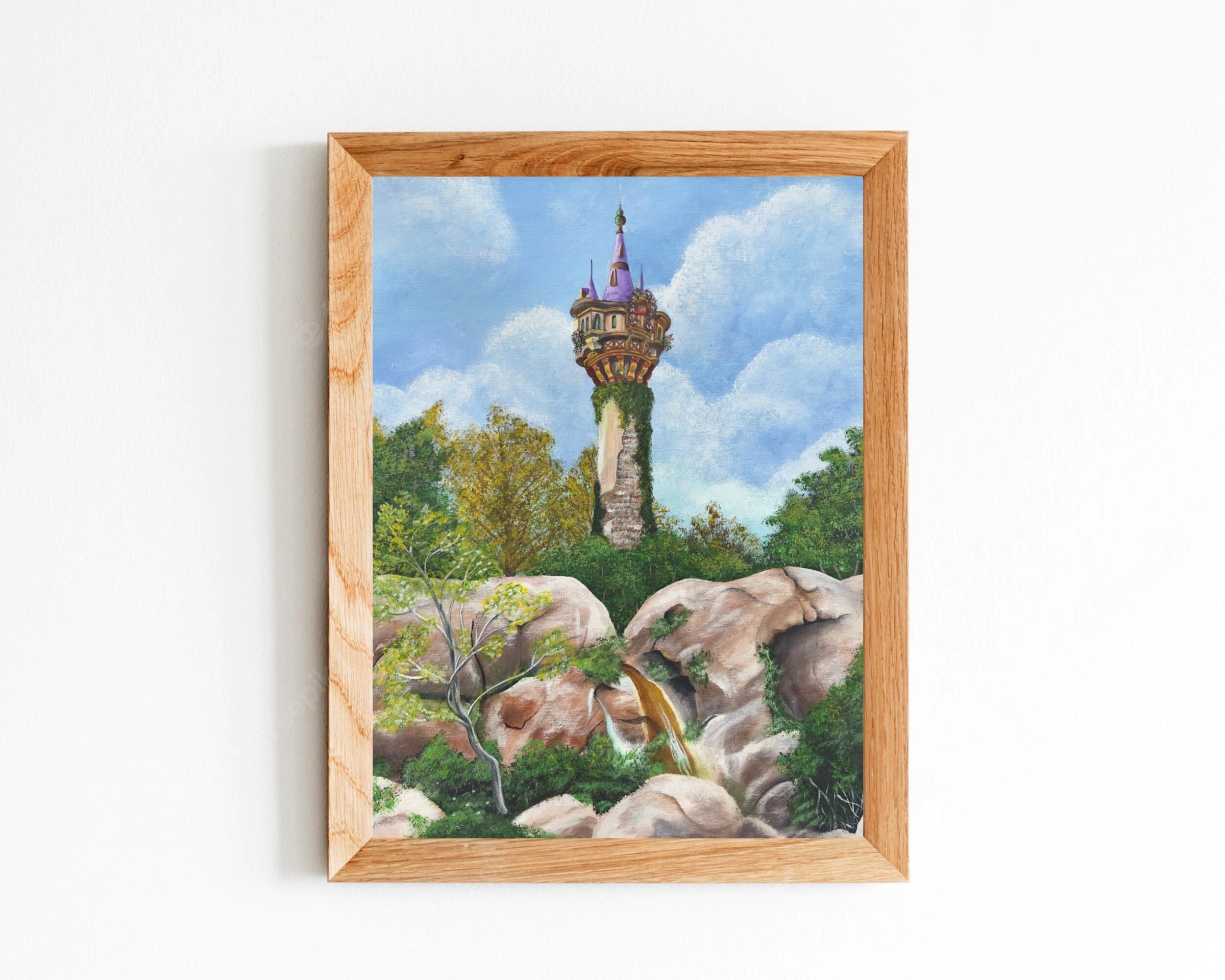 Rapunzel Tower Painting