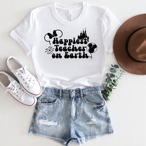 Happiest Teacher on Earth Svg Png, Disneyworld Svg, Cricut Cut File ...