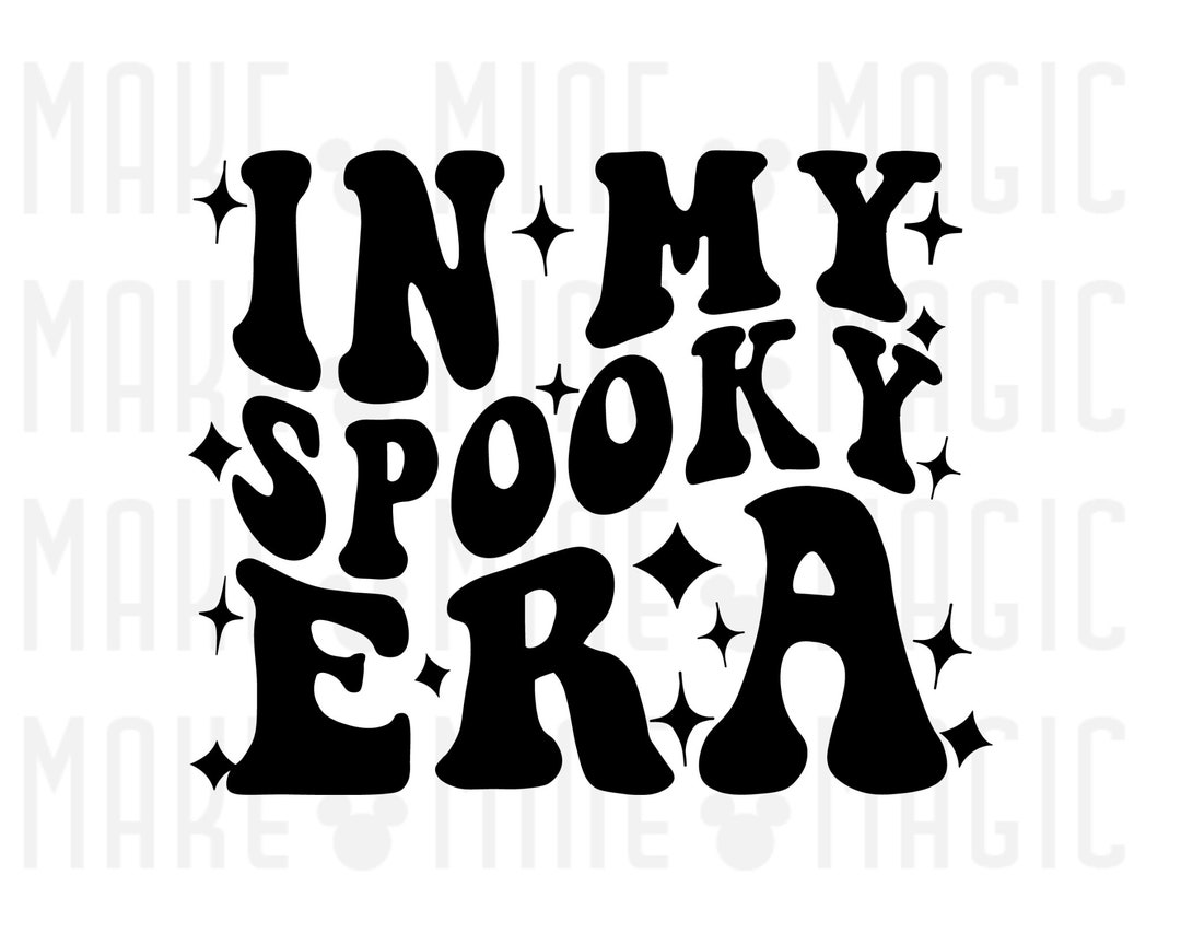 In My Spooky Era SVG PNG, Svg for Cricut, Halloween Svg, Spooky Season ...