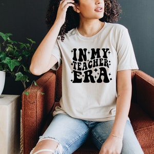In My Teaching Era SVG PNG, Teacher Svg, Teacher Shirt, Eras, Wavy Stacked Text, Svg for Cricut ...