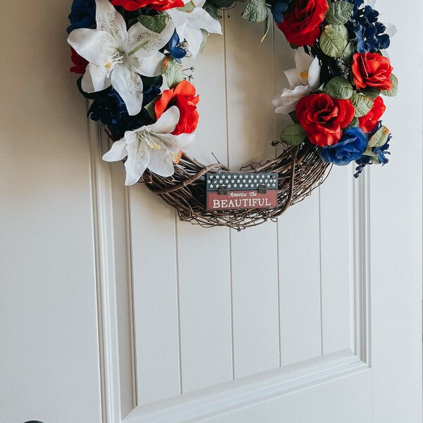 Labor Day Wreath - Etsy