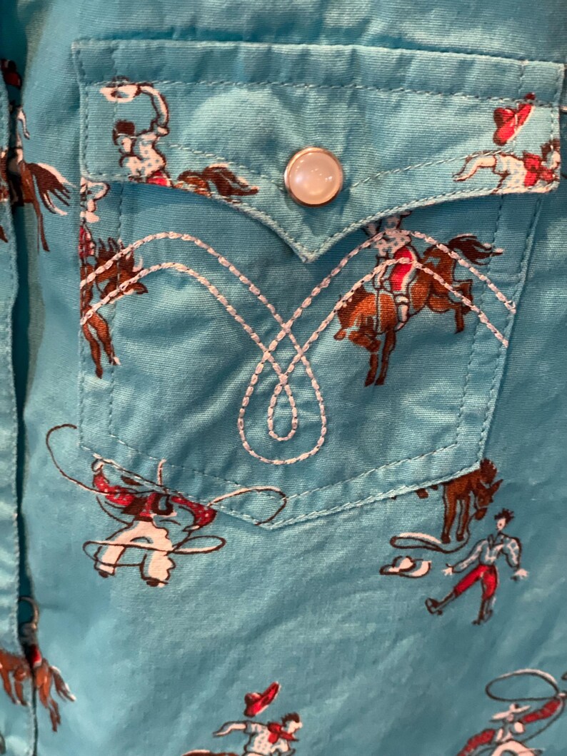 Vintage Girls Western Shirt - Etsy