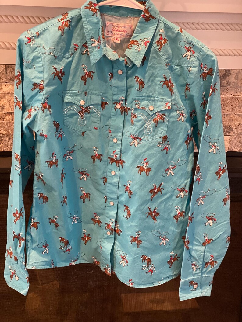 Vintage Girls Western Shirt - Etsy