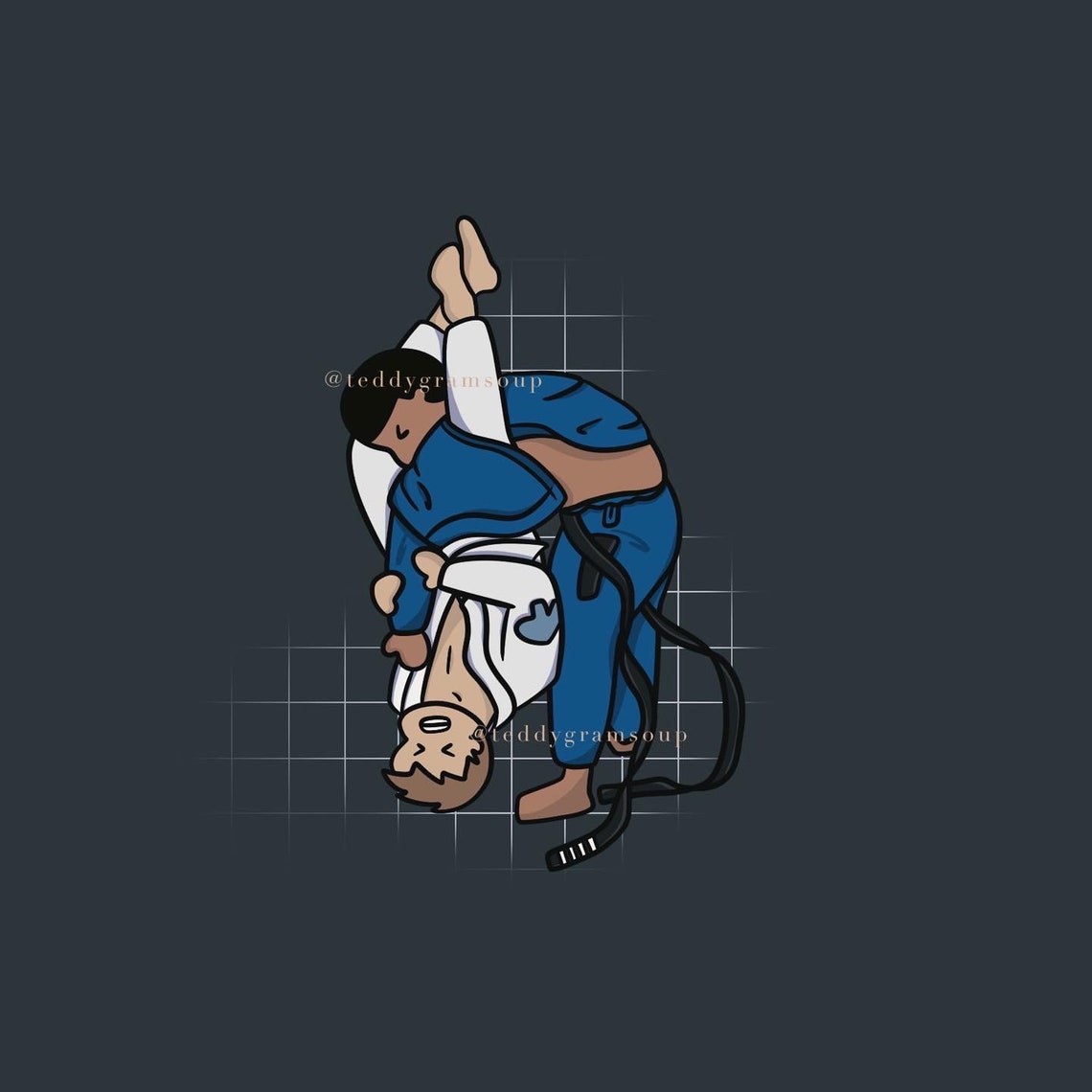 Custom Brazilian Jiu Jitsu Art Commissions - Etsy