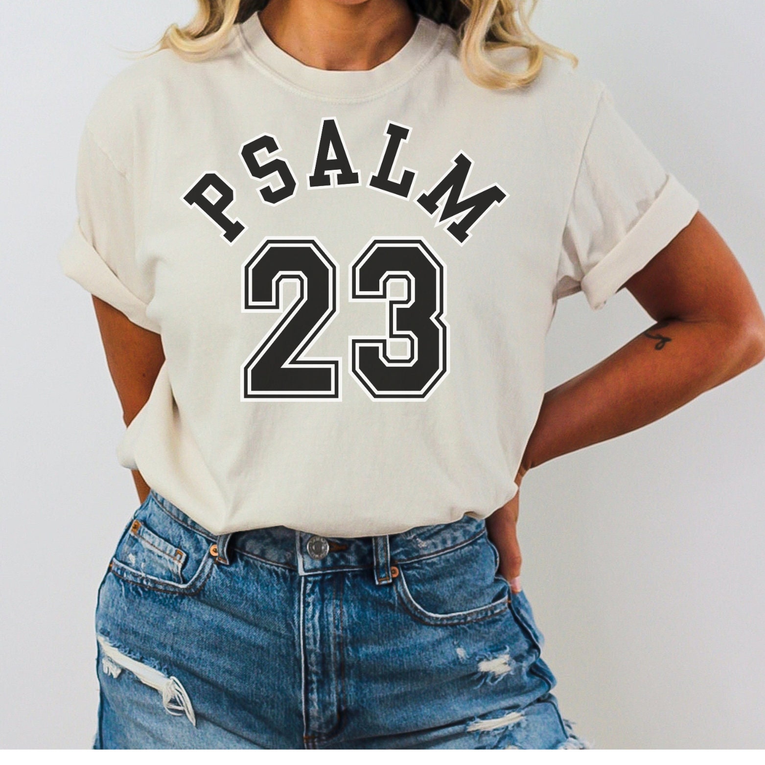Psalm 23 Bible Quote SVG Christian Women Shirt Design Christian ...