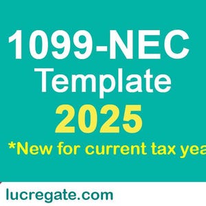1099 template excel