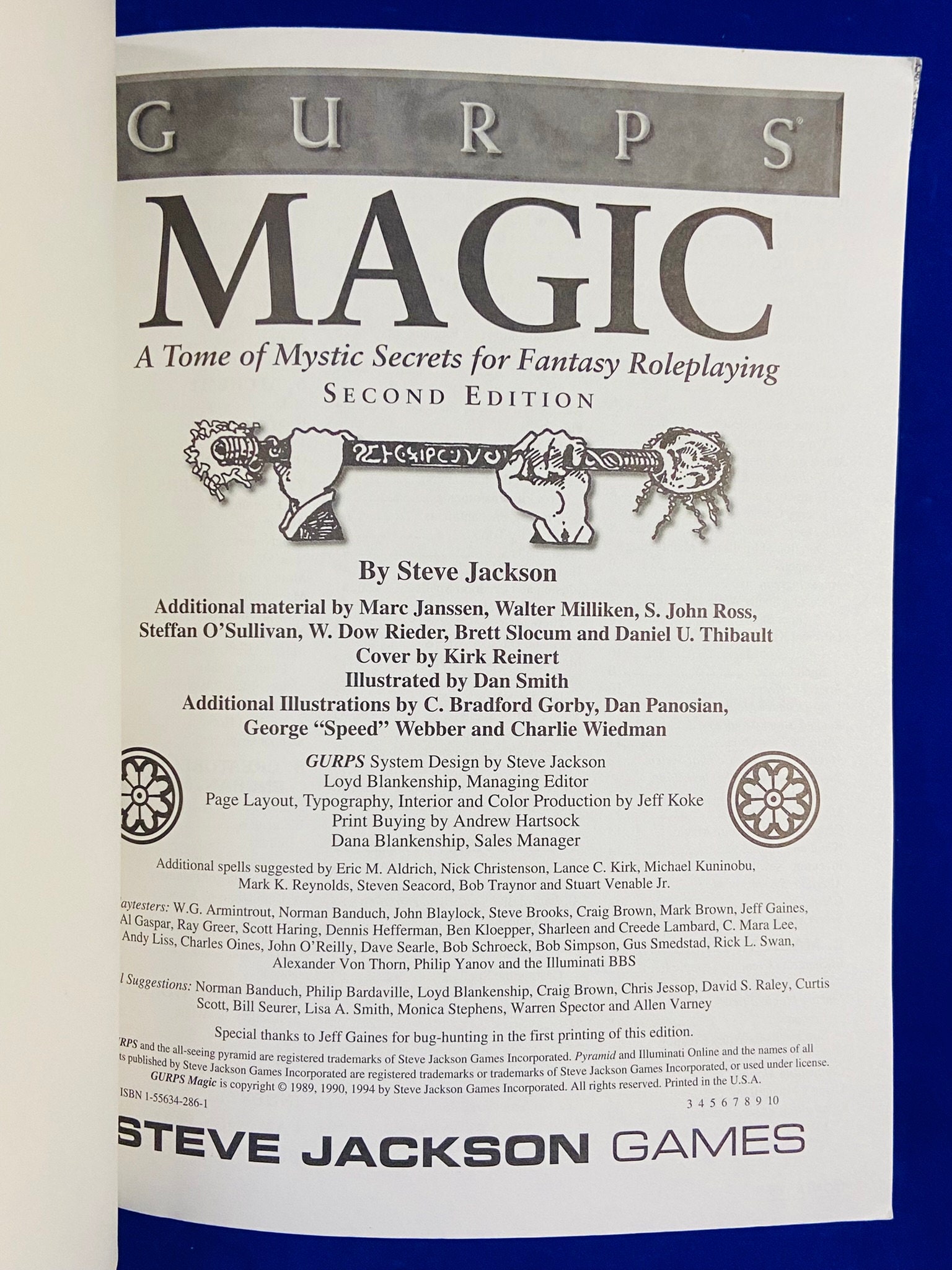 Gurps Magic (vintage Role-playing Game Sourcebook) - Etsy
