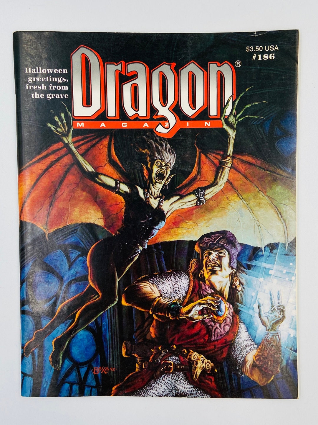 Dragon 186 vintage Role Playing Magazine - Etsy