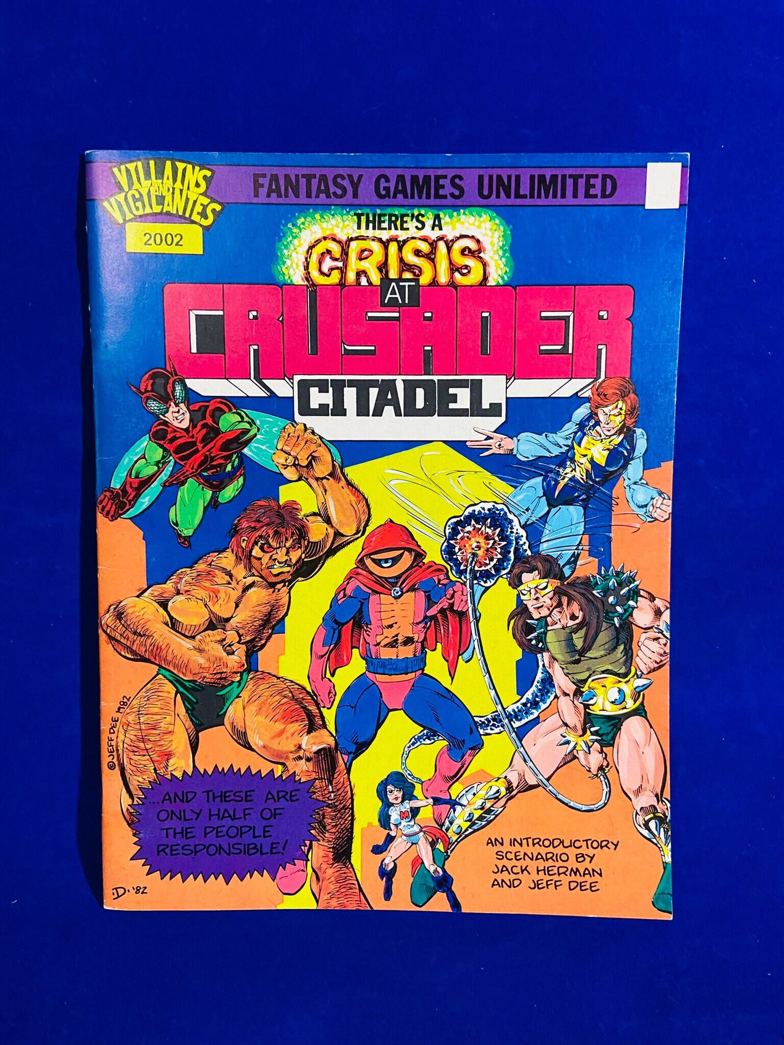 There’s A Crisis at Crusader Citadel (vintage Villains and Vigilantes ...