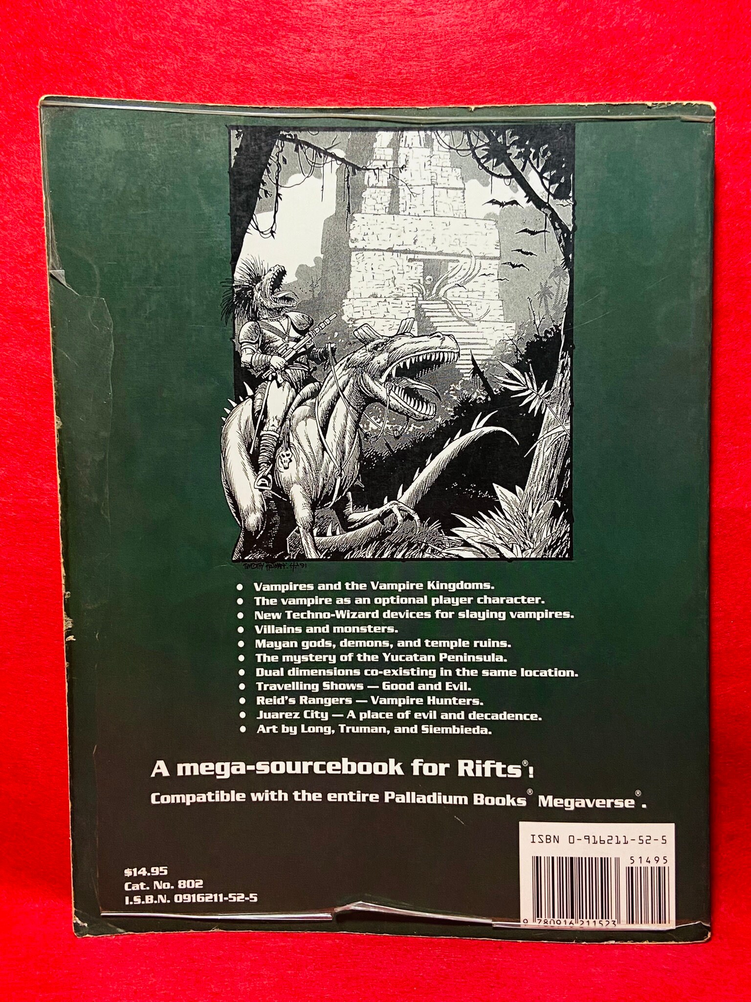 Vampire Kingdom: Rifts World Book 01 vintage Role-playing Sourcebook - Etsy