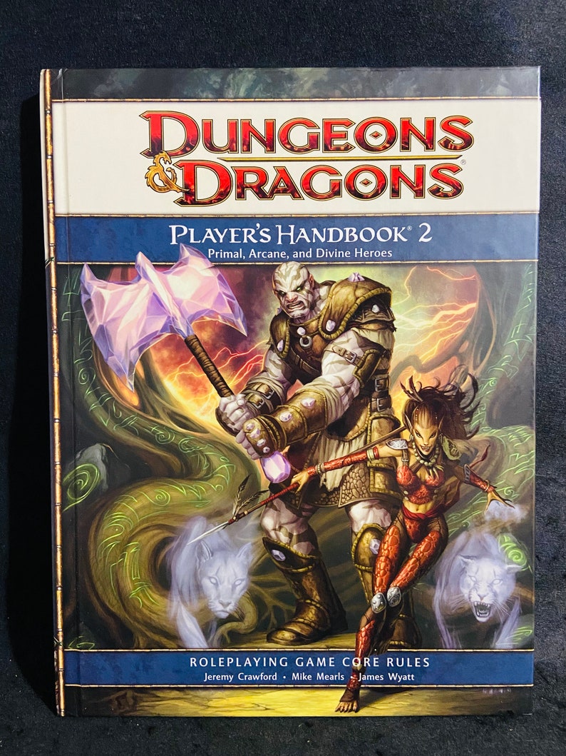 D&D 4th Edition Players Handbook Collection vintage Role-playing Game ...
