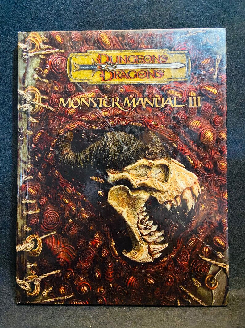 Monster Manual III vintage Dungeons & Dragons 3e Role-playing Game ...