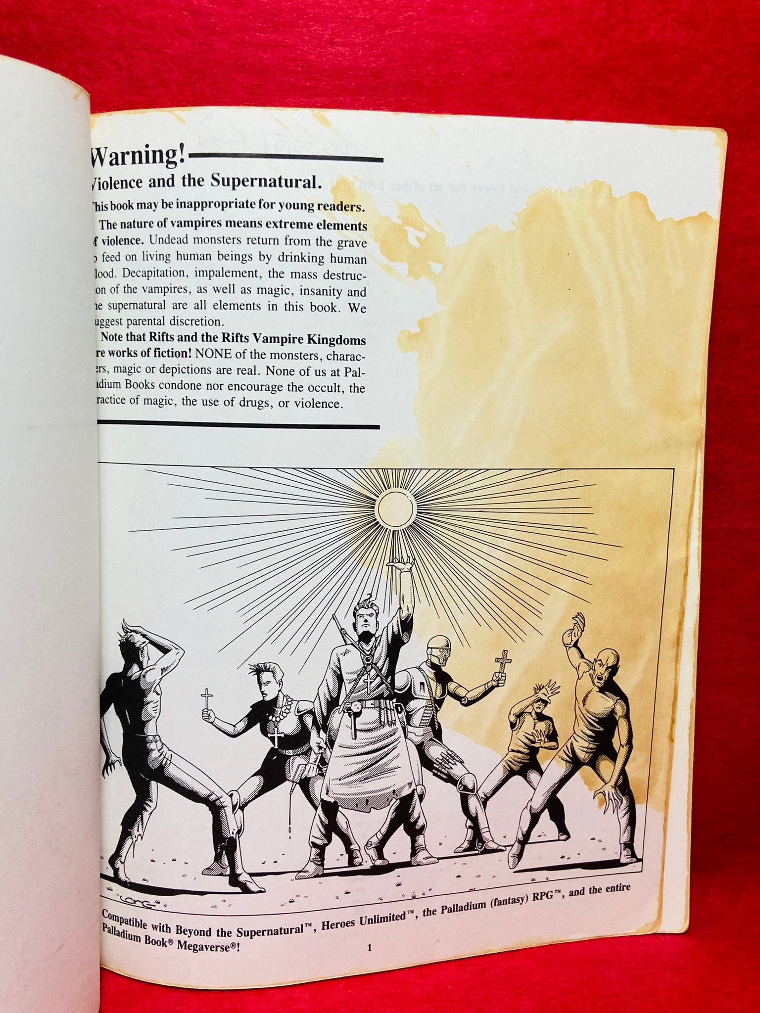 Vampire Kingdom: Rifts World Book 01 vintage Role-playing Sourcebook - Etsy