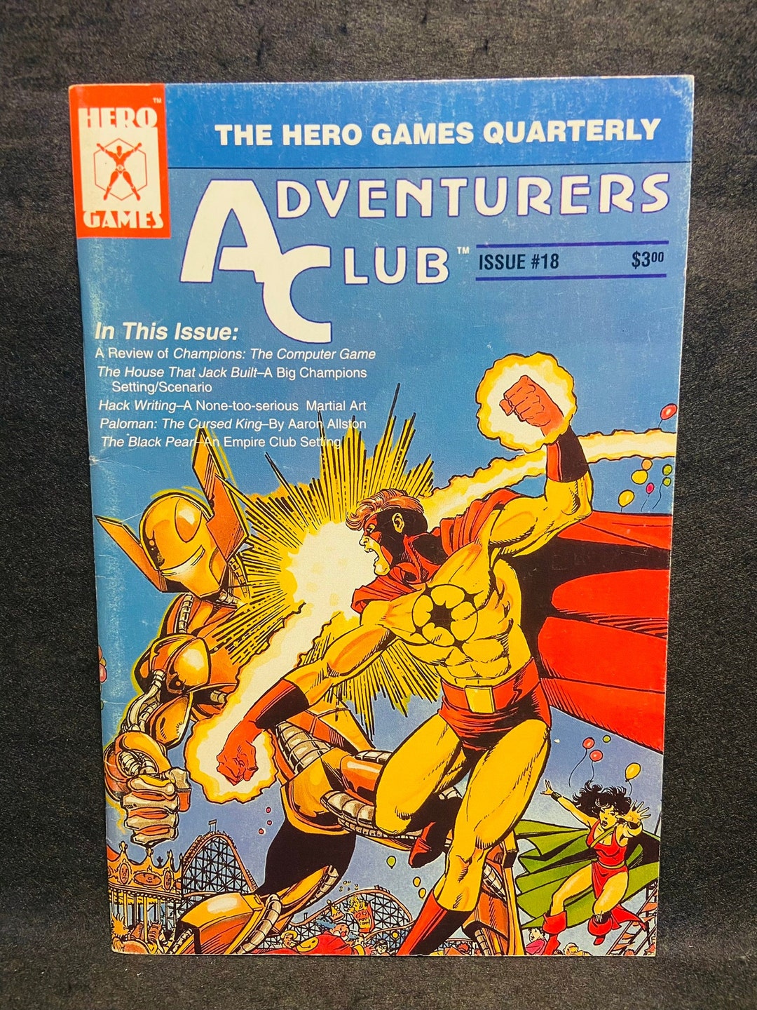 Adventurers Club 18 vintage Hero Games Role-playing Game - Etsy