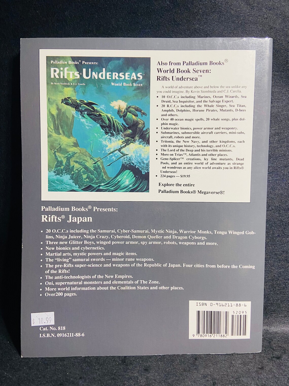 Rifts Japan: World Book #8 (vintage Role-playing Sourcebook) - Etsy