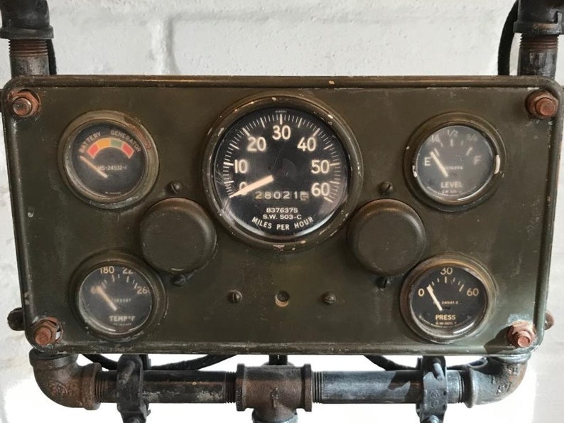 Steampunk Lamp Theme "radar" - Etsy