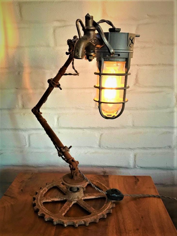 Steampunk Lamp Theme "machine Light" - Etsy