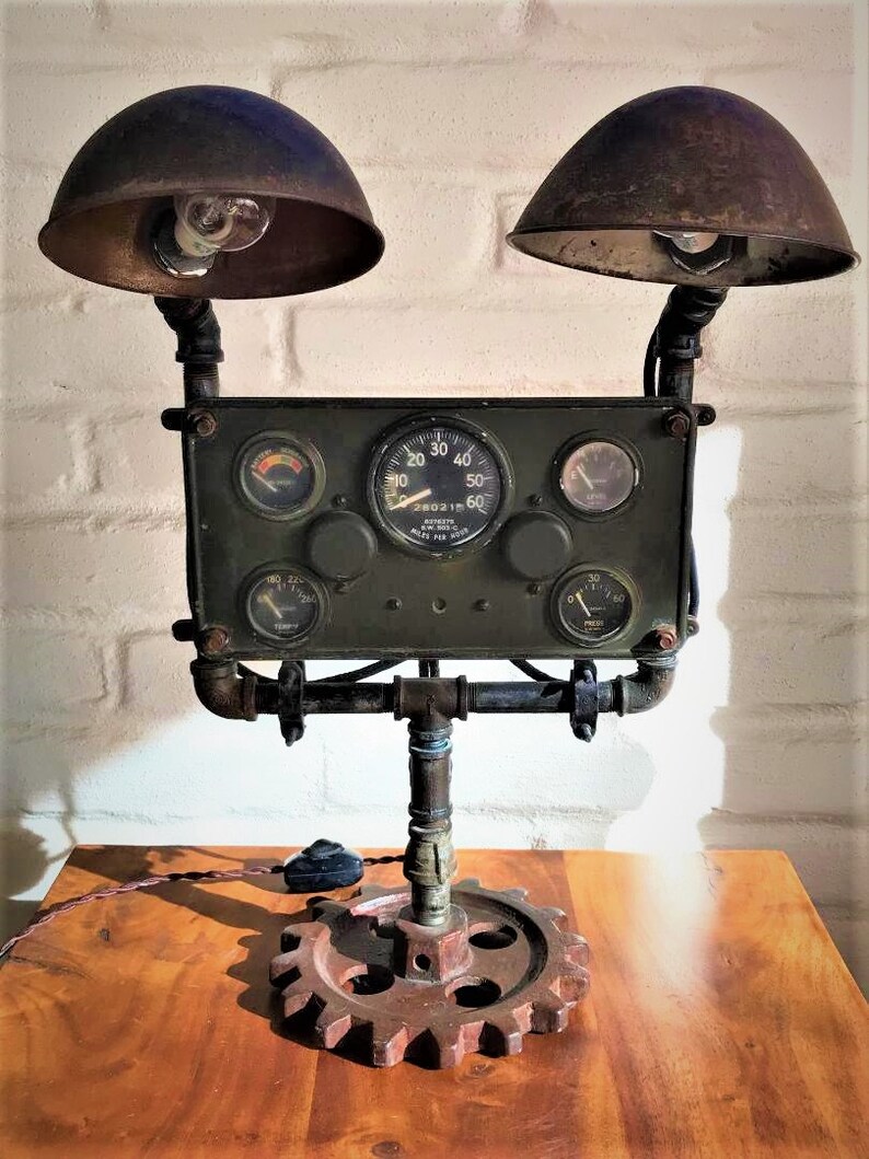 Steampunk Lamp Theme "radar" - Etsy