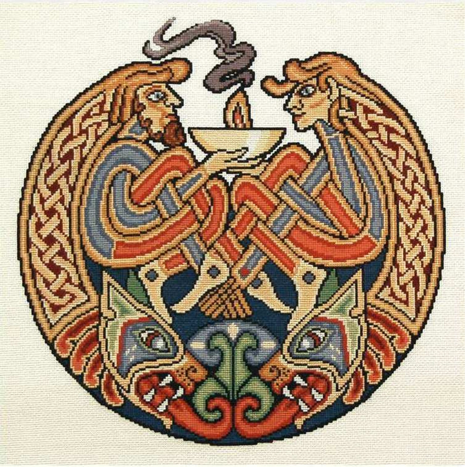 Celtic Flame Counted Cross Stitch Kit - Etsy