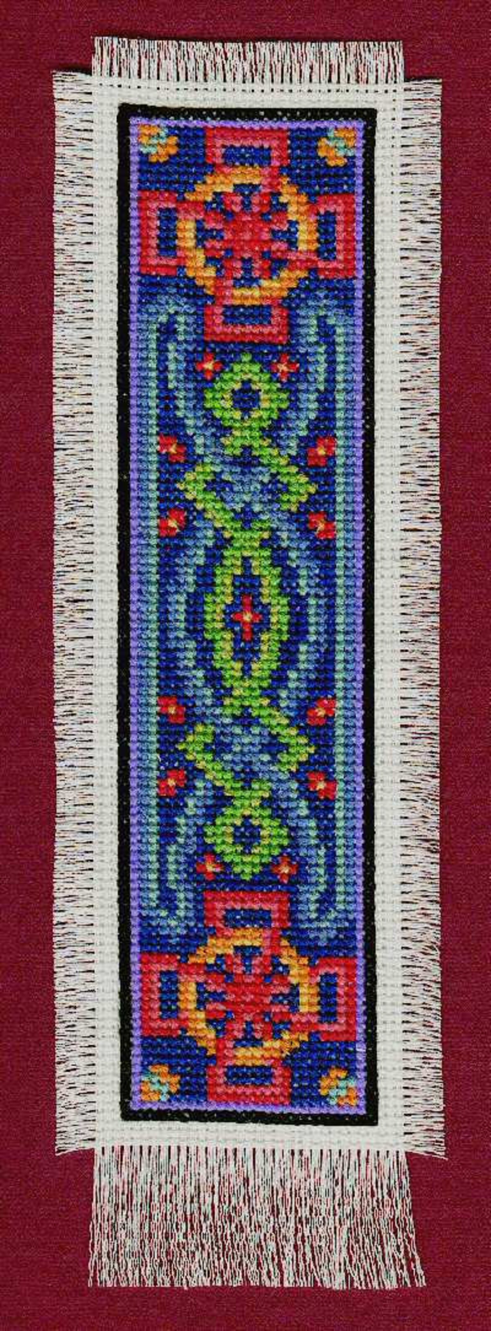 Celtic Bookmark Counted Cross Stitch Kit - Etsy