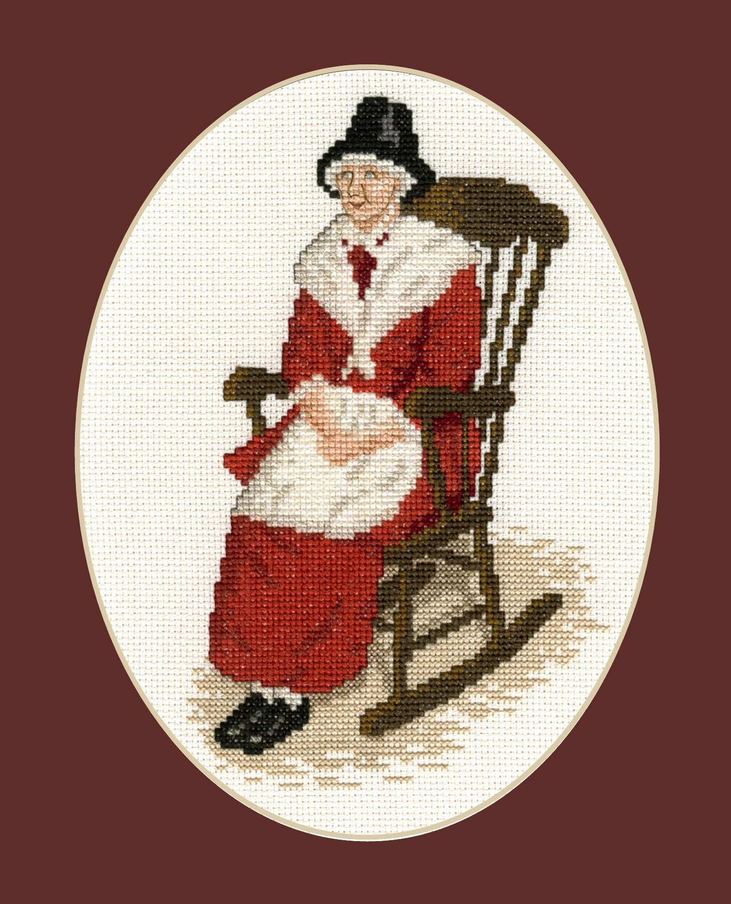 The Welsh Lady Counted Cross Stitch Kit - Etsy