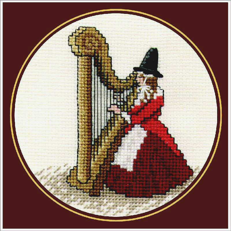 Welsh Lady Counted Cross Stitch Kit - Etsy