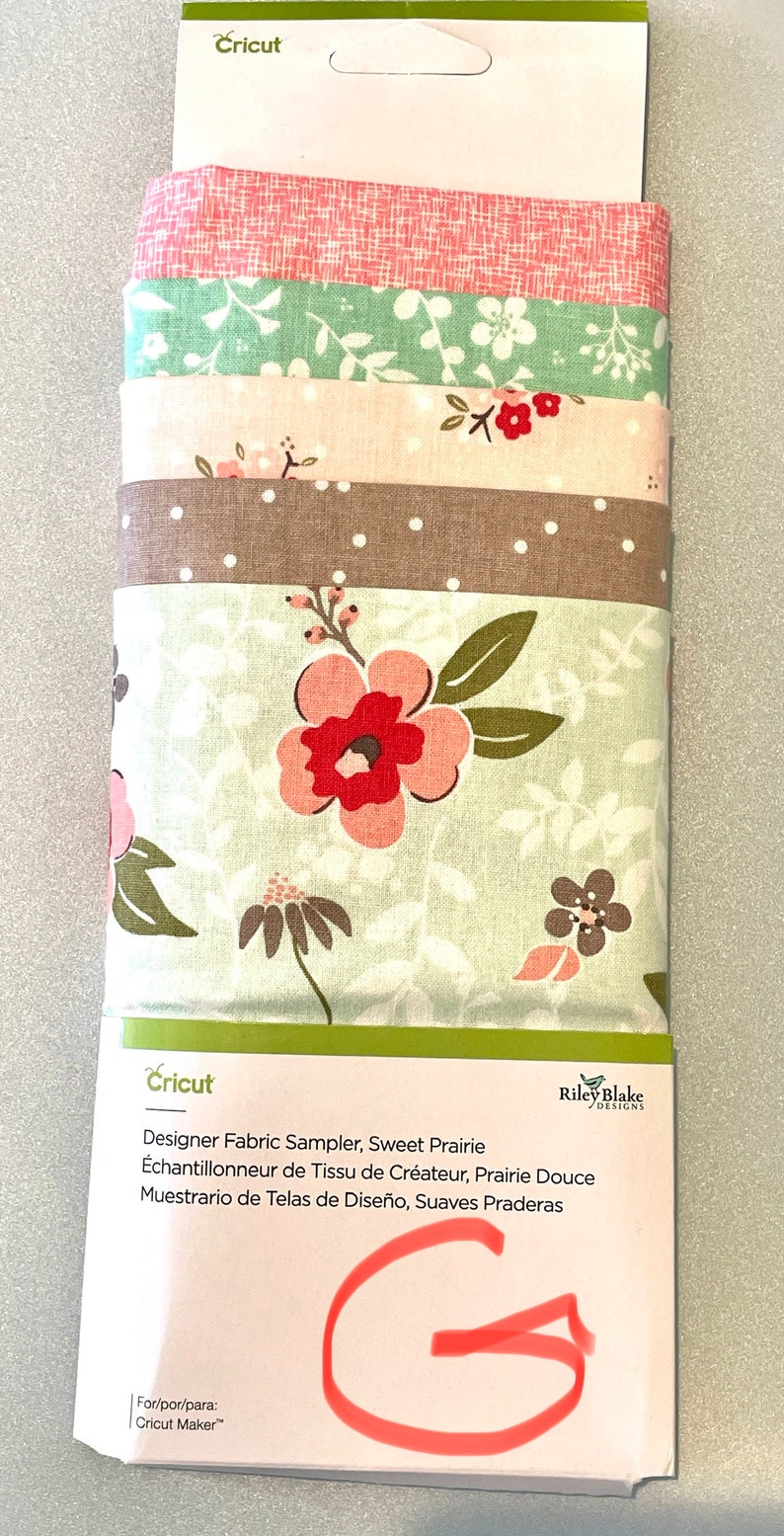 Cricut Designer Fabric Sampler Packs riley Blake cricut Maker Sample ...