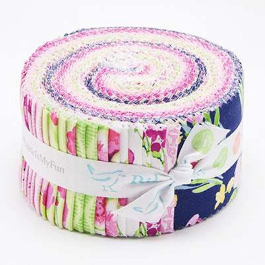 Fruitful Pleasures Rolie Polie lila Tueller Riley Blake Fruitful ...