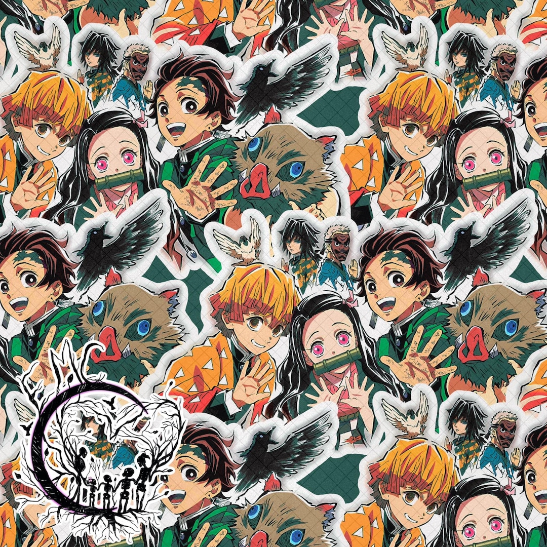 Anime Seamless Digital Image - Etsy