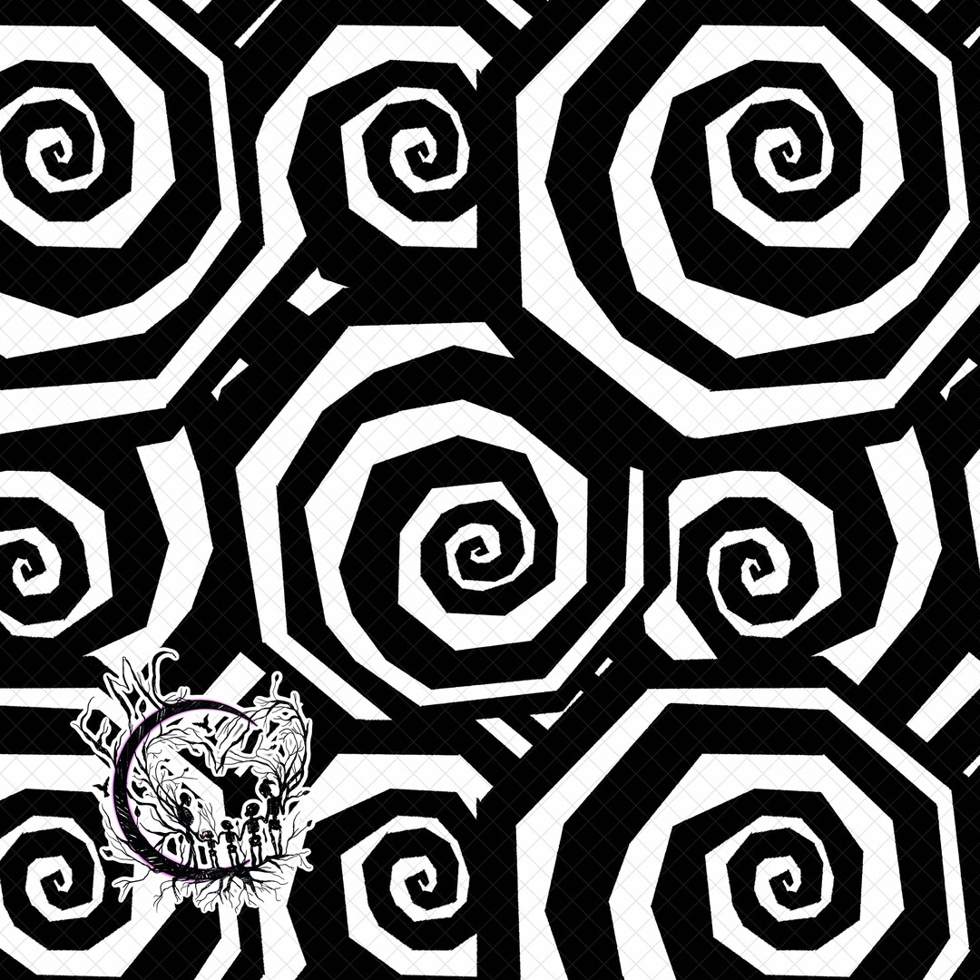Black Swirl Seamless Digital Images - Etsy