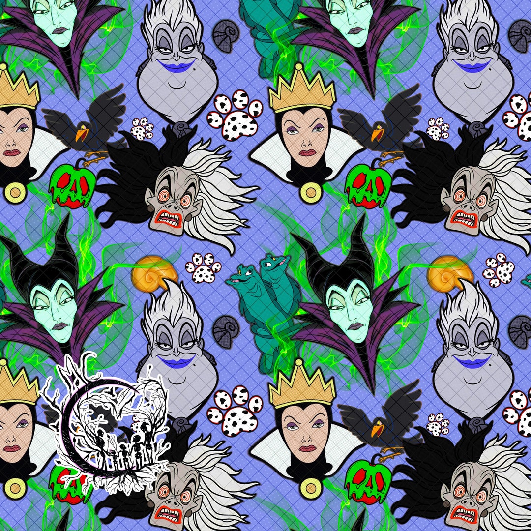 Villain Seamless Digital Image Color Transparent Background - Etsy