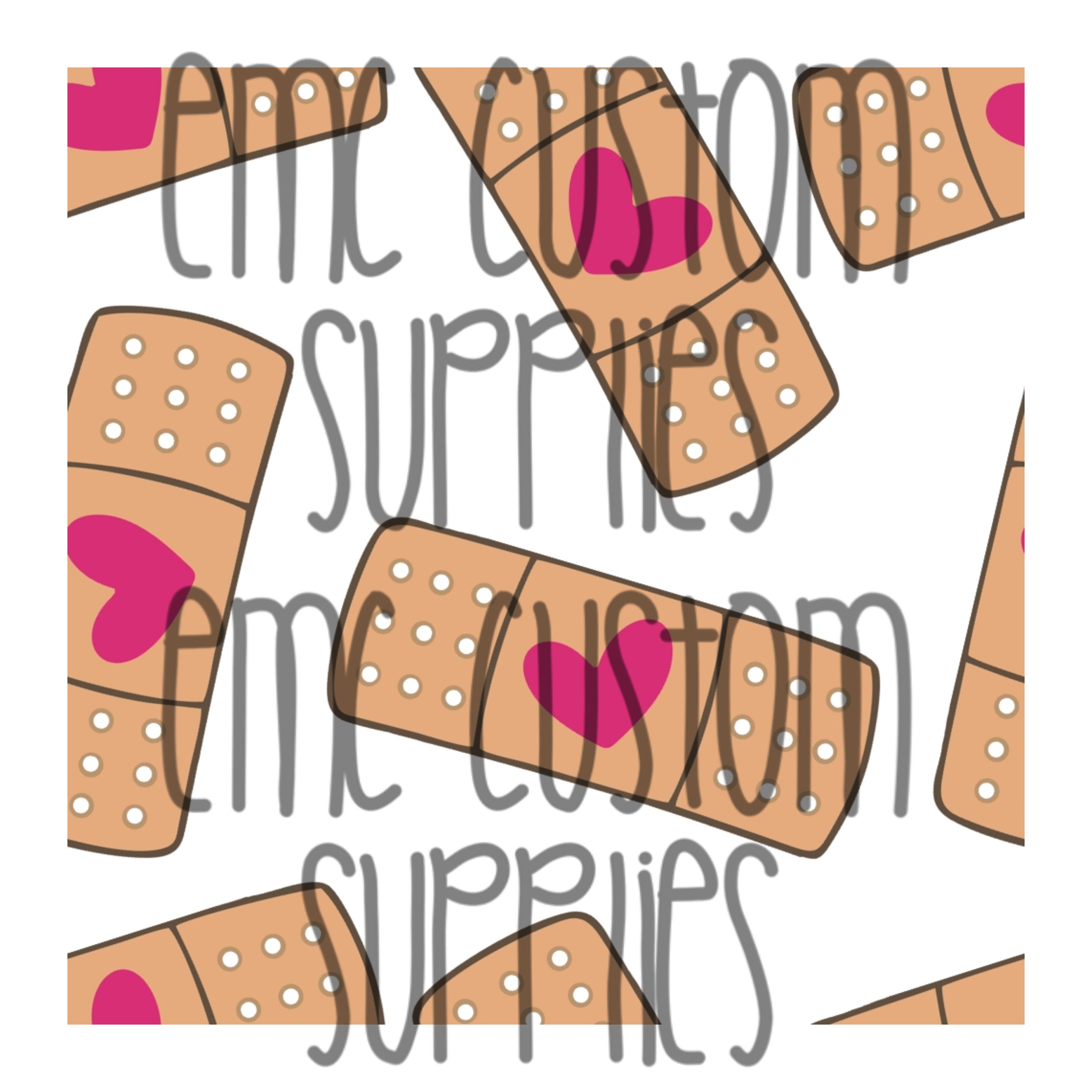 Bandaid Seamless Digital Image - Etsy