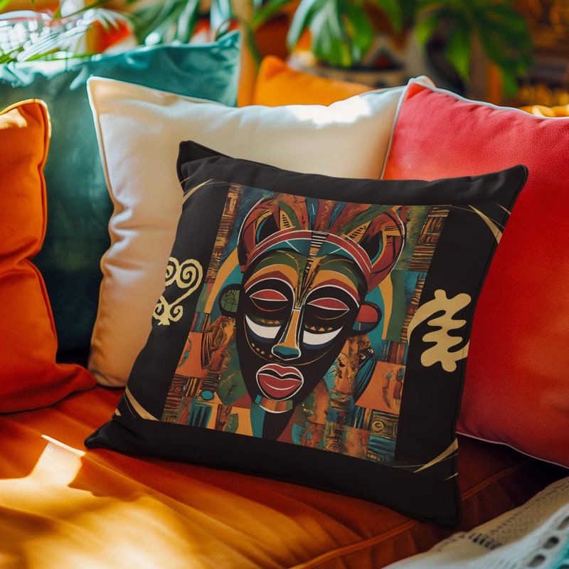 African Pillow - Etsy