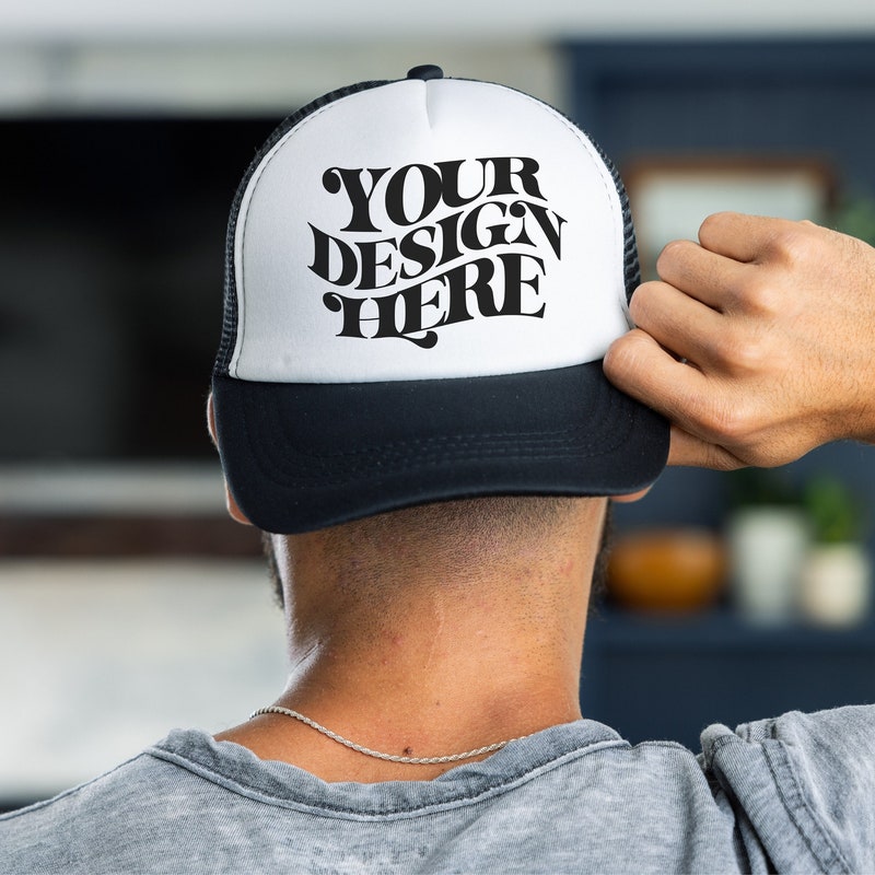 Backwards Trucker Hat - Etsy
