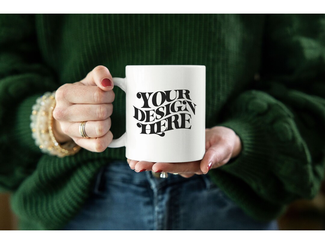 Mug Mockup 11 Oz Ceramic Mug Mockup Christmas Coffee Cup Mug Mockup